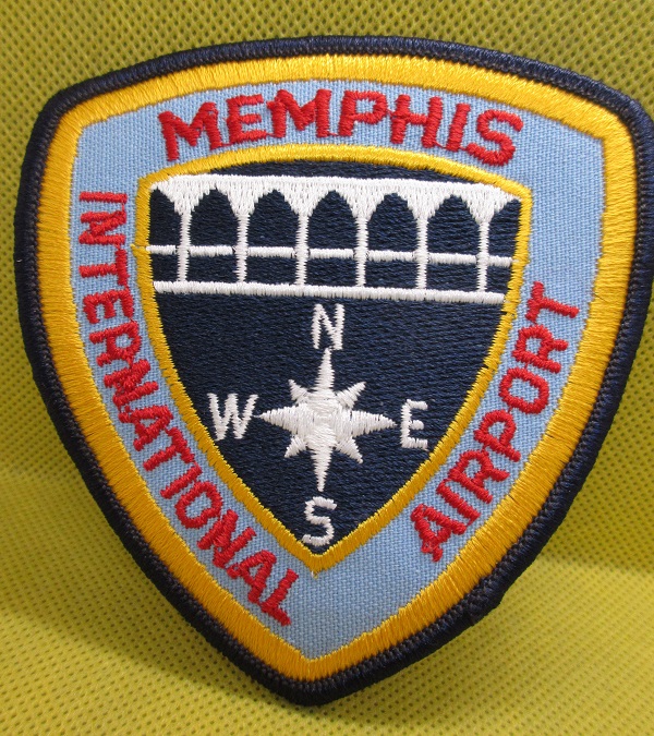 Memphis International Airport (compass) vintage patch - StarKap.ca